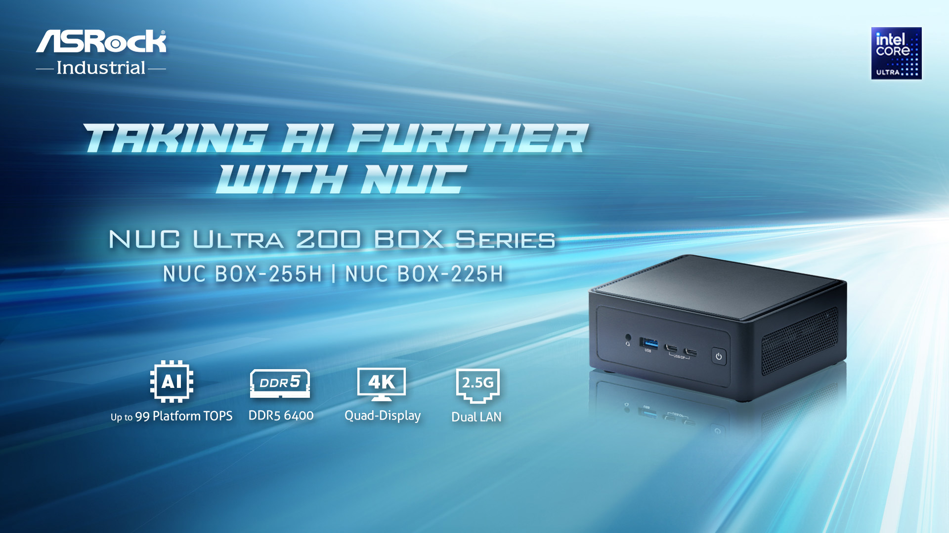 ASRock Industrial - NUC BOX-255H